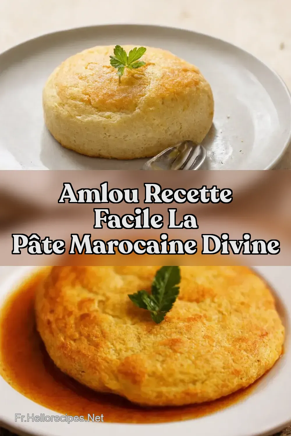 Amlou Ma recette facile de pâte à tartiner marocaine