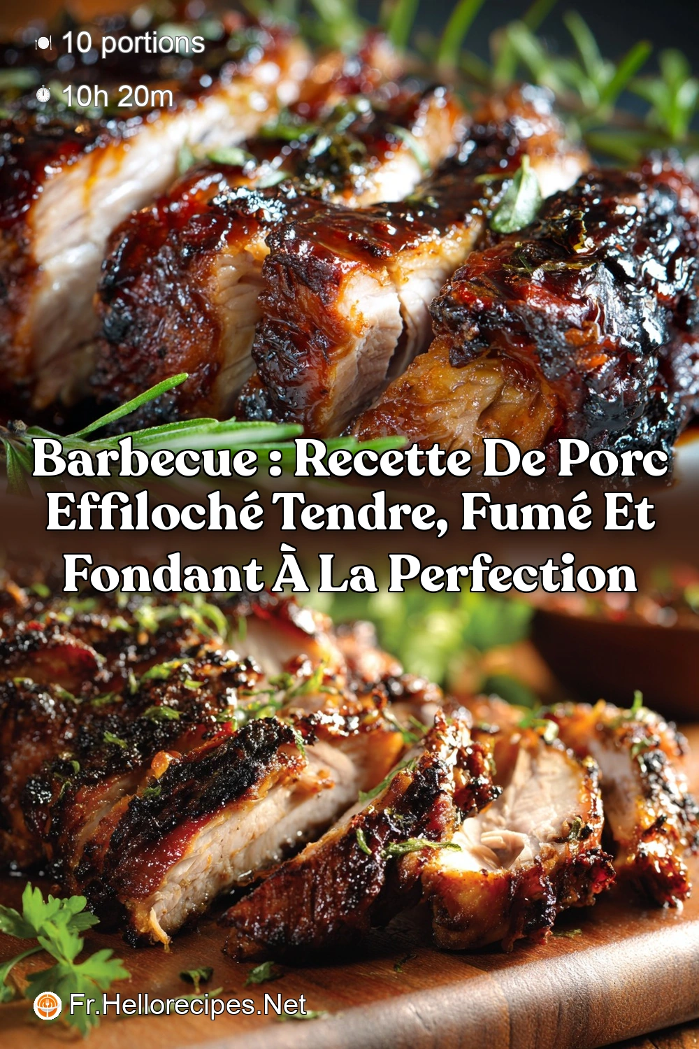 Barbecue : Recette Porc Effiloché lent, fumé et tendre à…