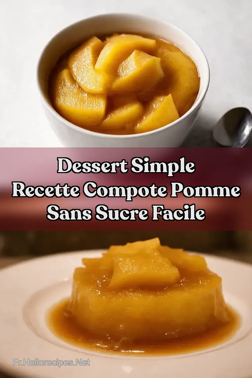 Ma Recette Facile Compote Pomme Sans Sucre Un Délice