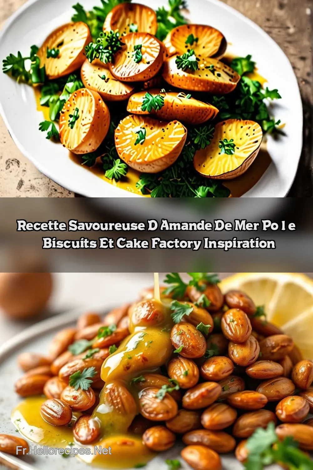Amandes de mer poêlées à l’ail et persil : mon entrée…