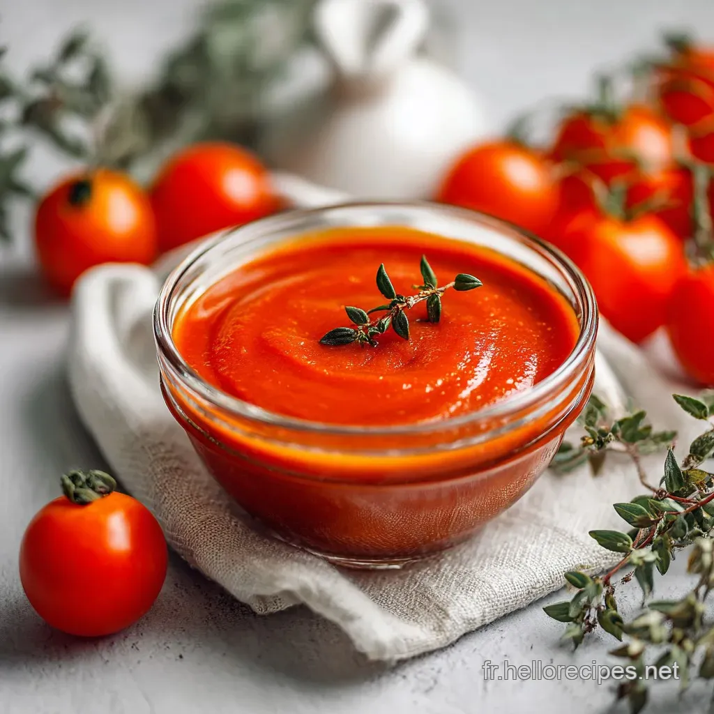 Coulis de Tomates: Recette Facile et Rapide - Hello Recipes…