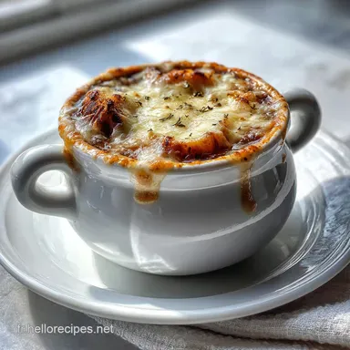 Soupe à l'oignon Gratinée: French Onion Soup Recipe - Hello…