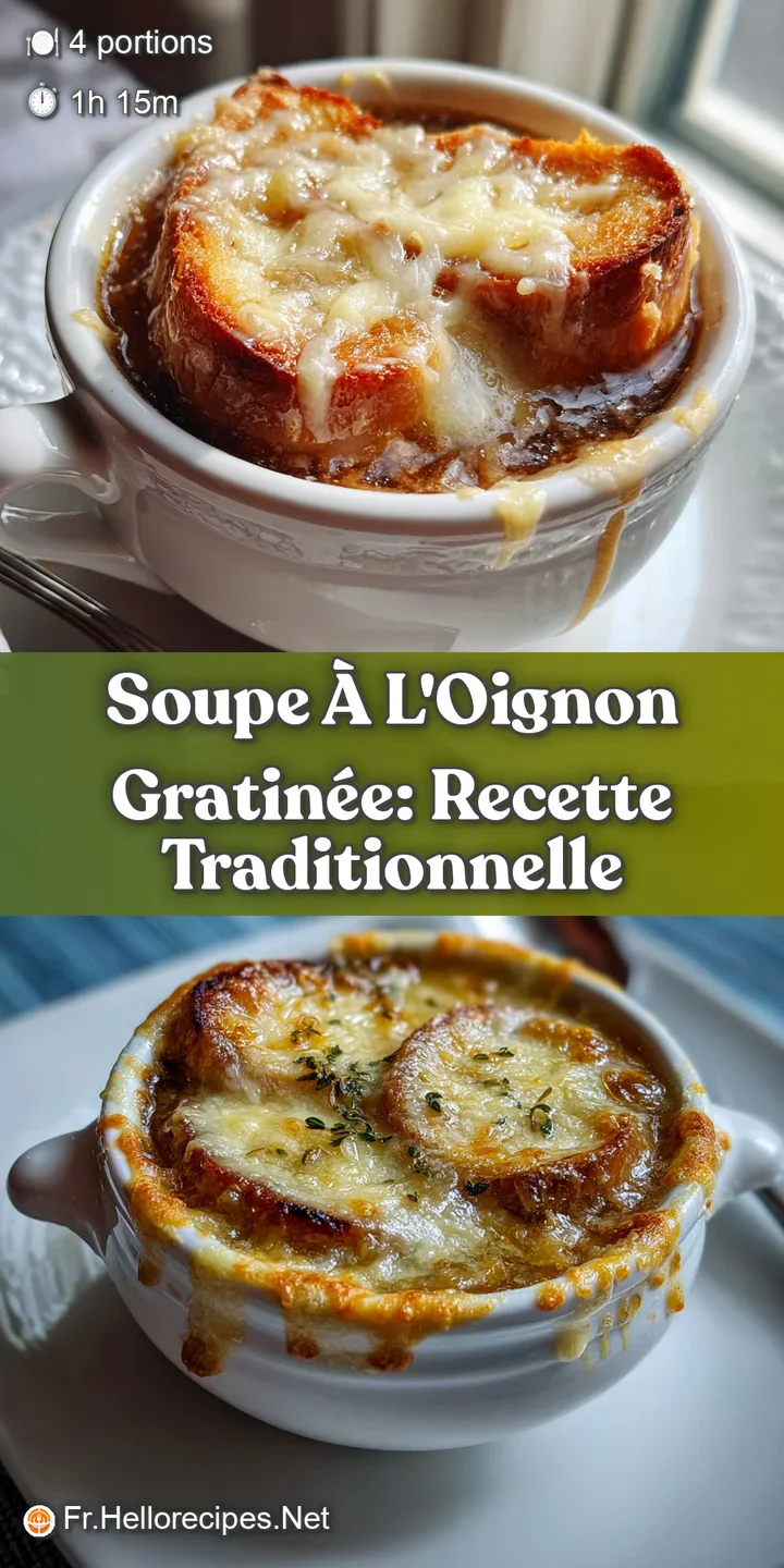 Soupe à l'oignon Gratinée: French Onion Soup Recipe - Hello…