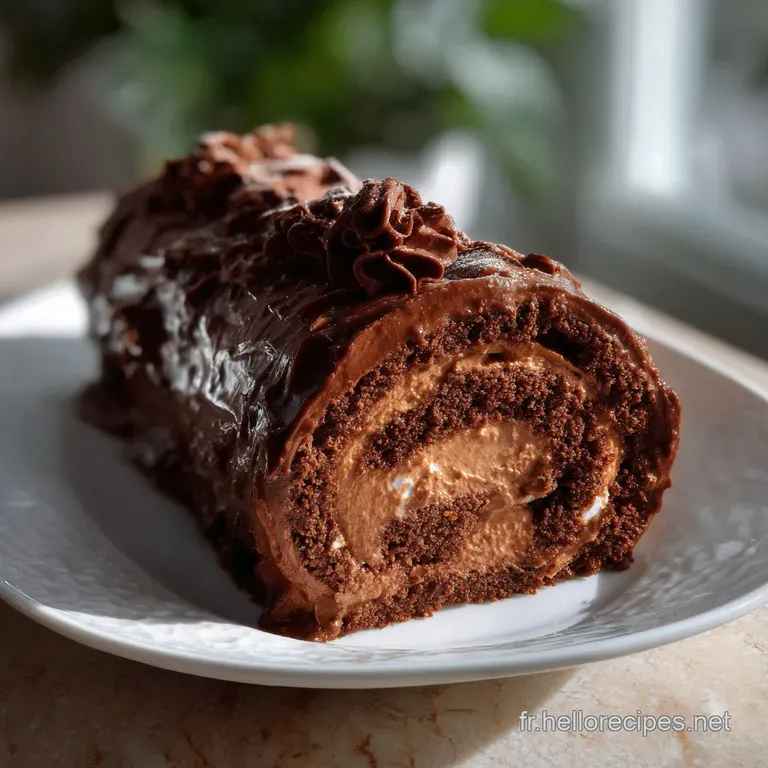 Buche au Chocolat: Biscuit Éponge Velouté - Hello Recipes…