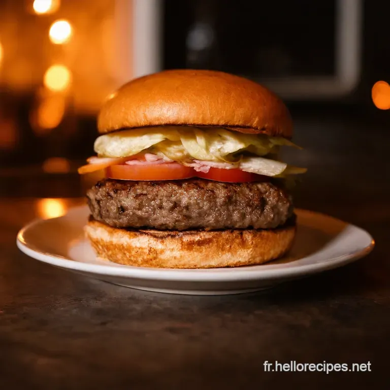 Burger Maison Facile Recette de GrandMère Inratable - Hello…