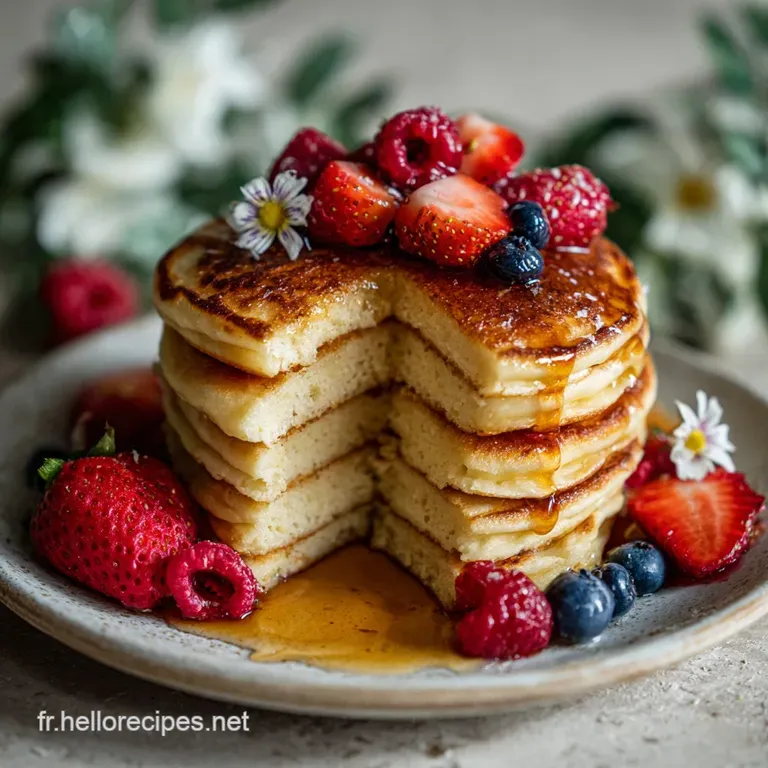 Pancake Sans Oeuf: Texture Nuageuse en 20 Minutes - Hello…