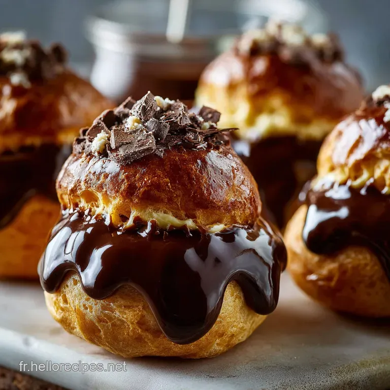 Profiteroles au chocolat Le secret de la pâte à choux…